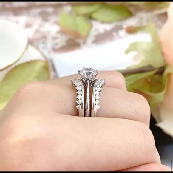 Jewelry | Solid 925 Wedding Ring Set | Poshmark
